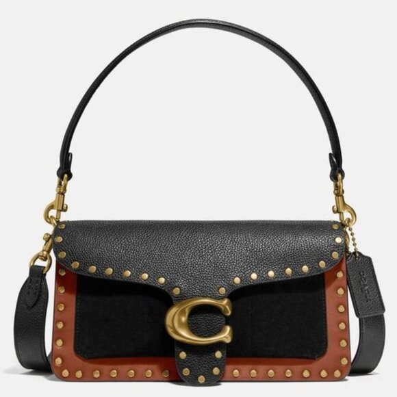 Coach | Bags | Coach 79338 Tabby Shoulder Bag 26 With Rivets Euc | Poshmark